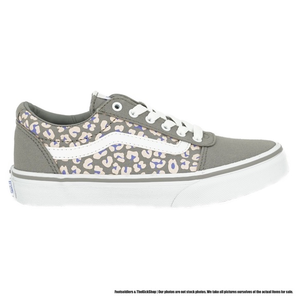 Vans | Shoes | Vans Ward Cheetah Print Youth Sneakers | Poshmark